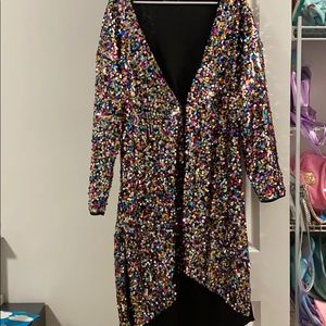 PrettyLittleThing | Jackets & Coats | Womens Sequin Duster | Poshmark
